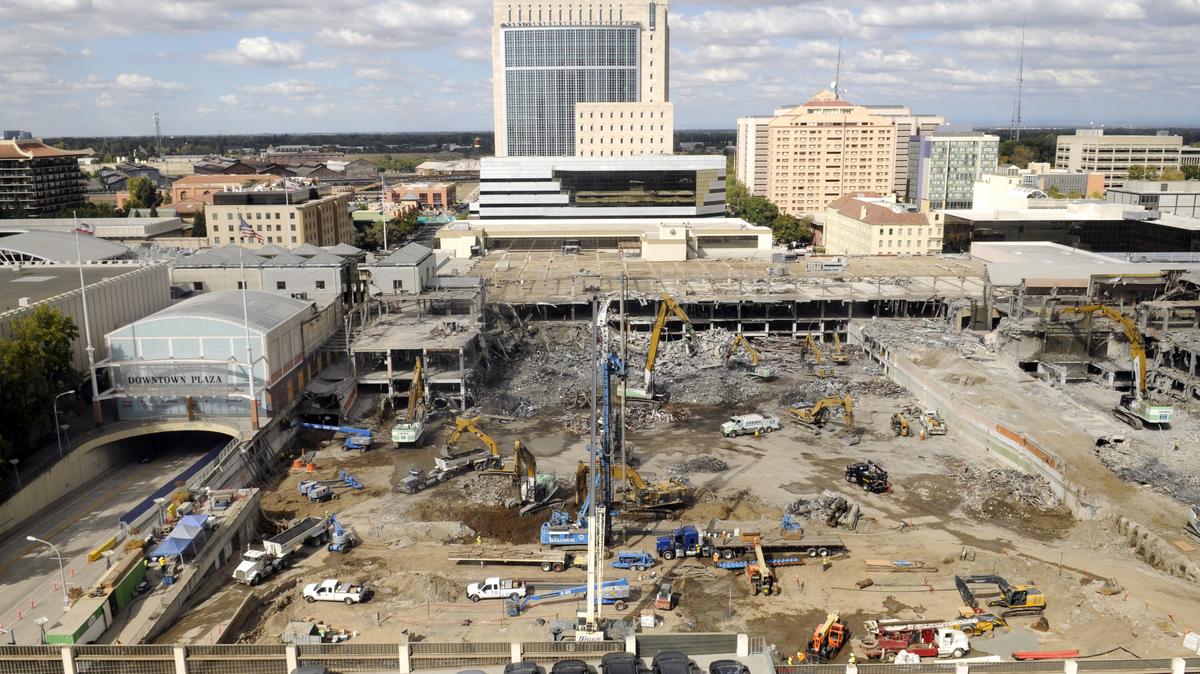 Slideshow: Arena demolition continues as anticipation grows for the ...