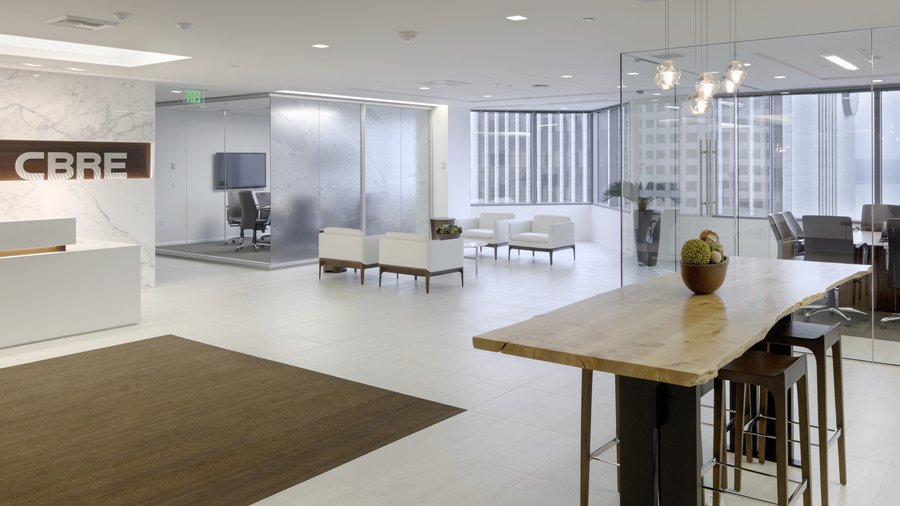 Cool Spaces: Inside CBRE Seattle: An office so crisp it looks like 'God ...