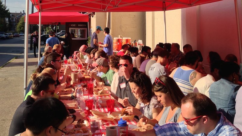 Hot Chicken Takeover crowd