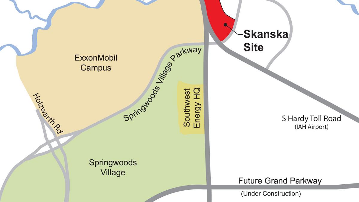 Skanska to develop major office complex near Exxon Mobil campus in ...