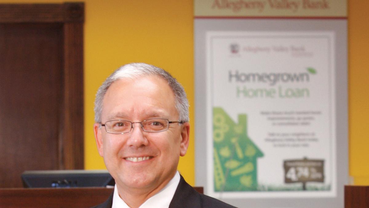 Andrew Hasley, CEO of Pittsburgh-based Allegheny Valley Bancorp ...