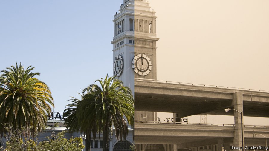 1989 Loma Prieta Earthquake before and after photo: San Francisco's ...