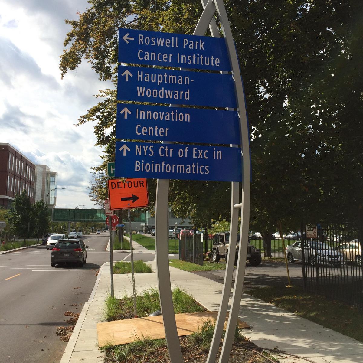 New signage directs Medical Campus traffic - Buffalo Business First