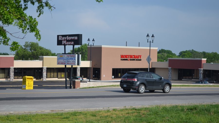 The Raytown Plaza is located across Blue Ridge Boulevard from a ...