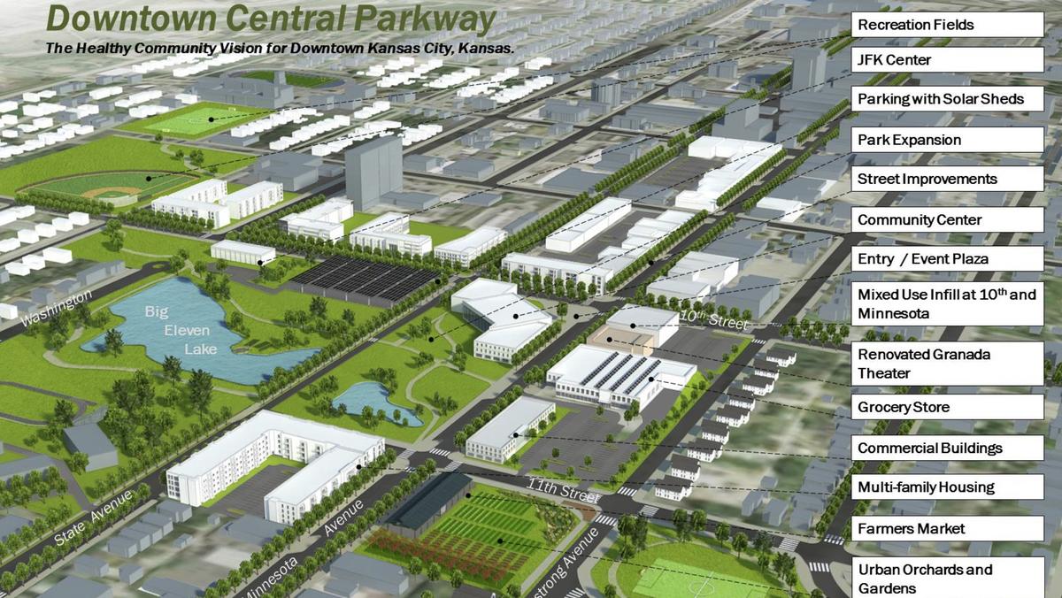 'Healthy campus' is at heart of new downtown KCK master plan - Kansas ...