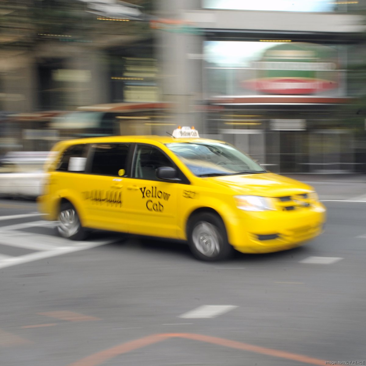 Yellow Taxi Van