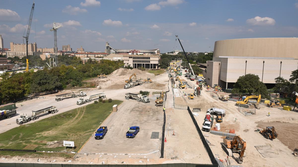 Seton teaching hospital on UT campus construction underway - Austin ...