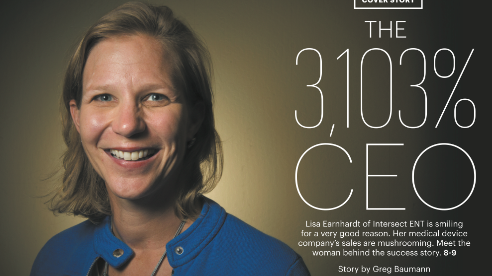 CEO Lisa Earnhardt guides Intersect ENT with steady hands and boundless ...