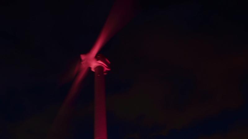 First Wind pink turbine signifies breast cancer awareness - Buffalo ...