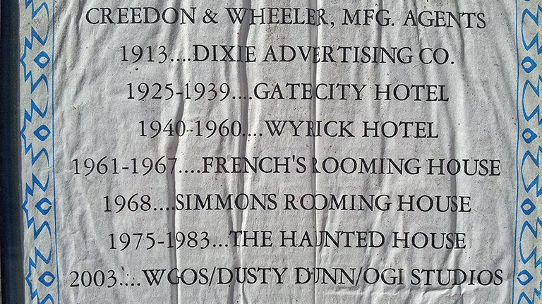 Haunted Hotel sign