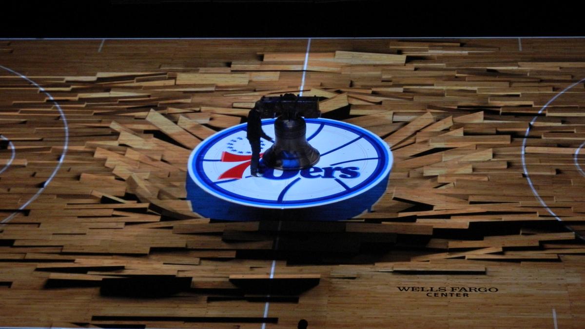 Philadelphia 76ers turn court into a movie screen - Philadelphia ...