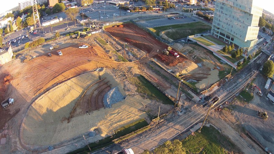 Uptown Charlotte's First Ward Park in progress (PHOTOS) - Charlotte ...