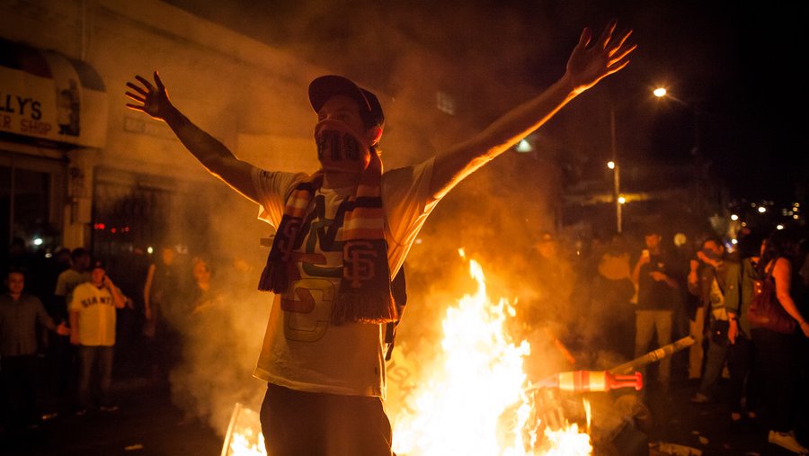 Giants World Series Riot