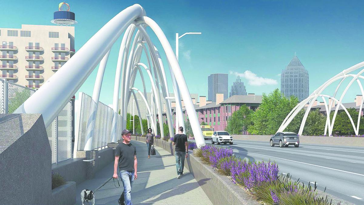 Bids sought to begin makeover of Downtown Connector bridges - Atlanta ...