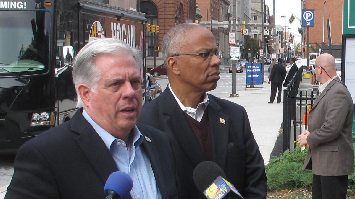 Larry Hogan touts 'pro-business attitude,' but few specifics in ...