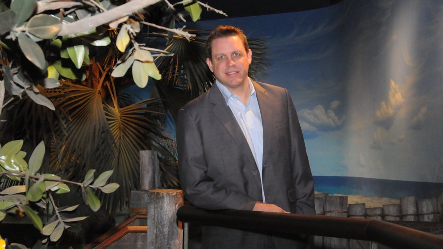 Ryan Demming in the Nature Works gallery at Orlando Science Center.