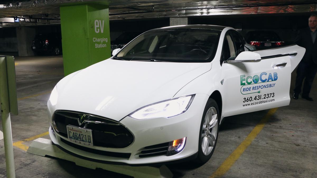 Portland's Tesla-heavy all-electric taxi service launches Wednesday ...