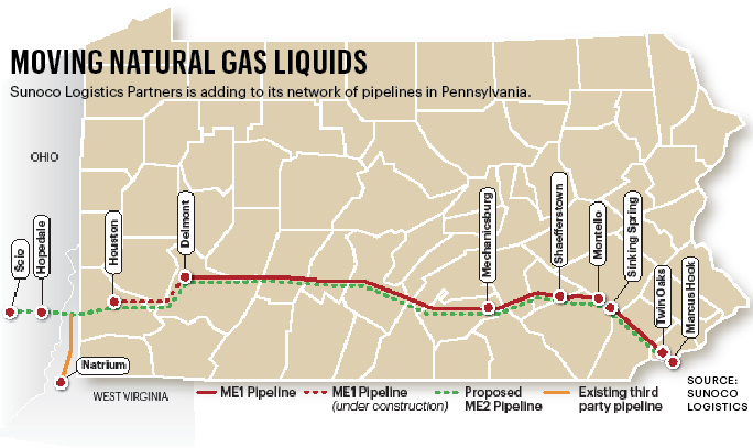 Proposed Mariner East 2 pipeline would quadruple capacity - Pittsburgh ...