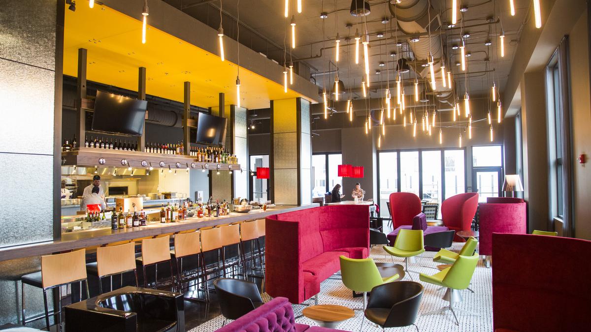 Hilton Garden Inn's 8UP rooftop restaurant and bar opening to the ...