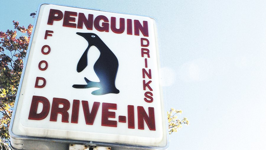 Penguin Drive In sign