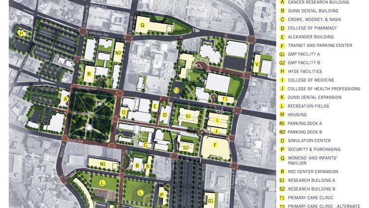 UTHSC, Regional One Health reveal ambitious master plans in Memphis ...