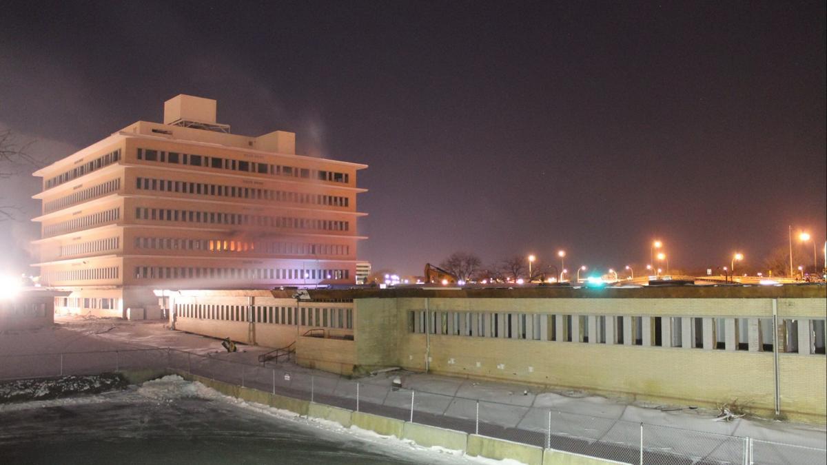 Pentagon Park building goes up in smoke — for a good cause ...