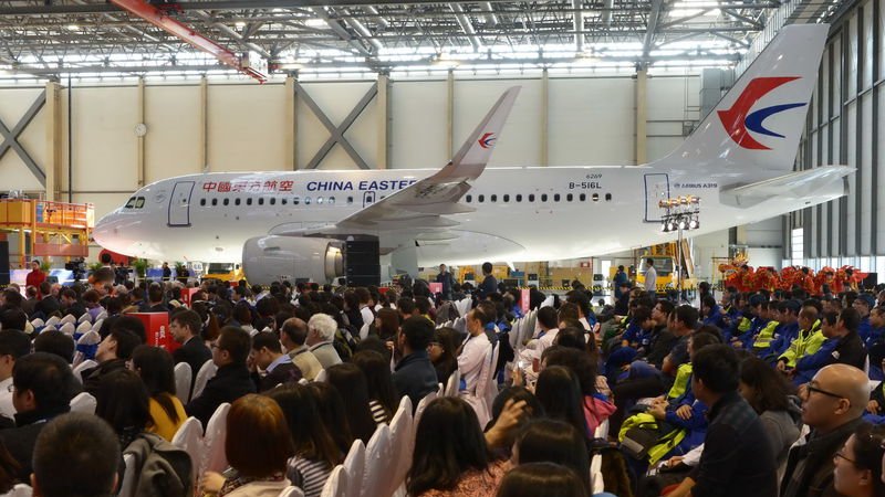 A320 Airbus 200th delivery in Tianjin FALC 2