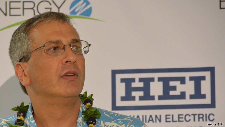 HEI and NextEra Energy Jim Robo podium