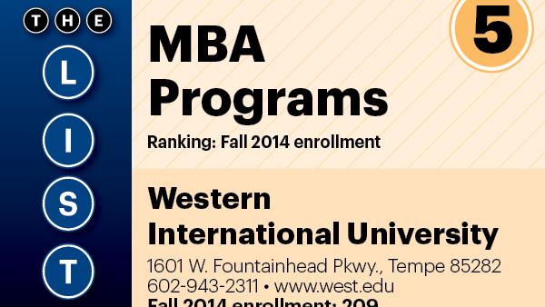 We reveal the top MBA programs in Phoenix - Phoenix Business Journal