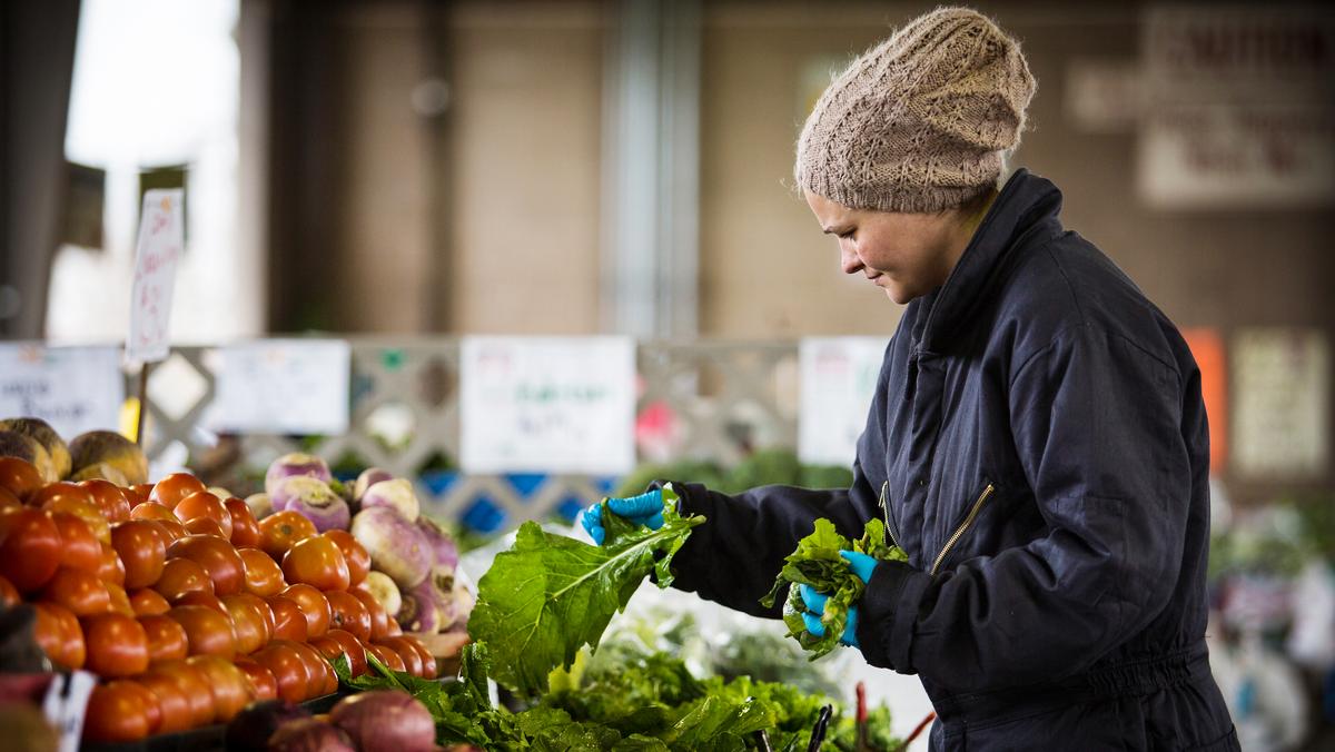 North Carolina State Farmers Market produces during the chilly months ...