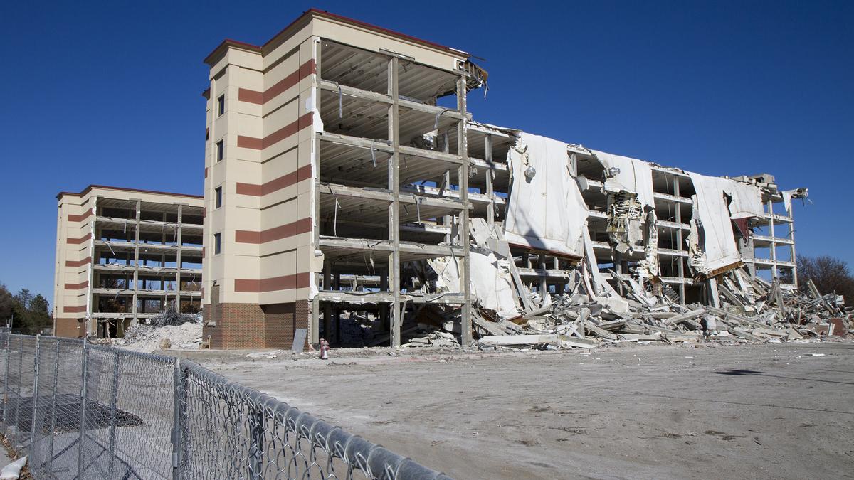 Demolition crews making quick work of Wichita State’s Wheatshocker ...