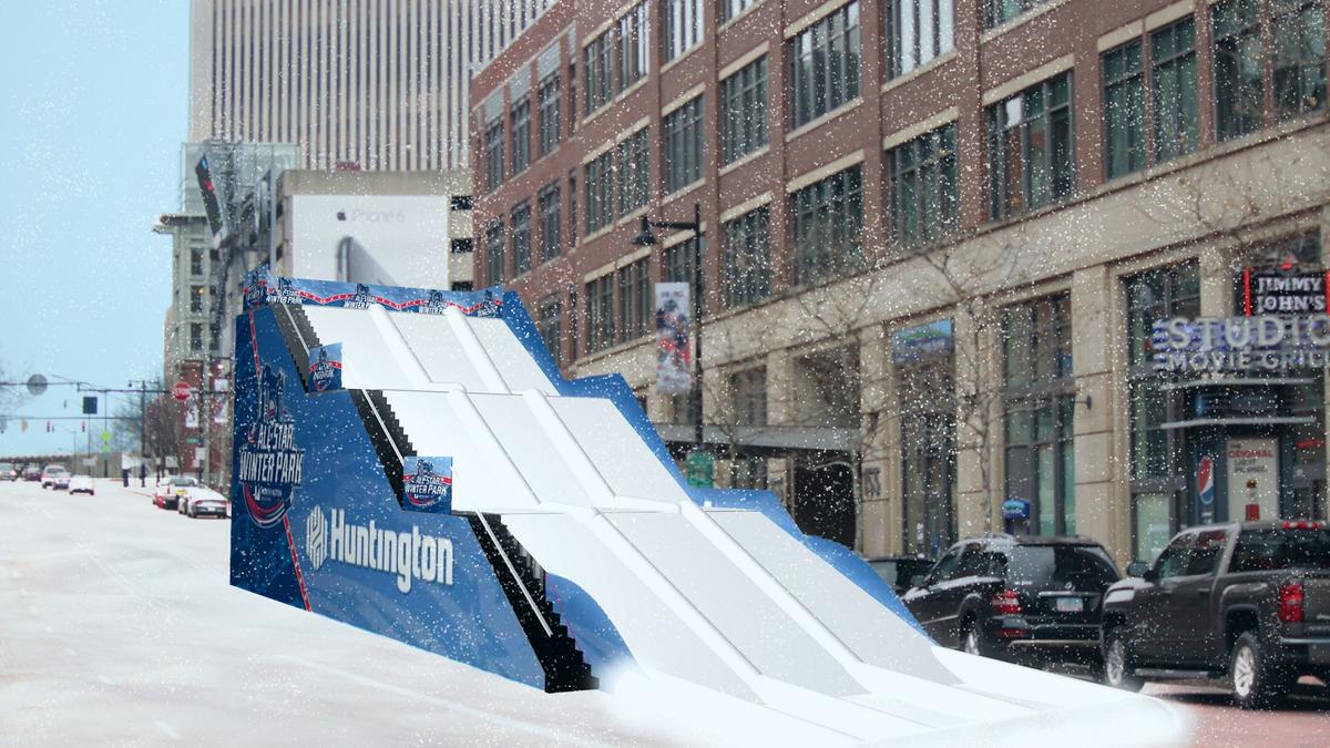 Blue Jackets putting outdoor rink at McFerson Commons for All-Star ...
