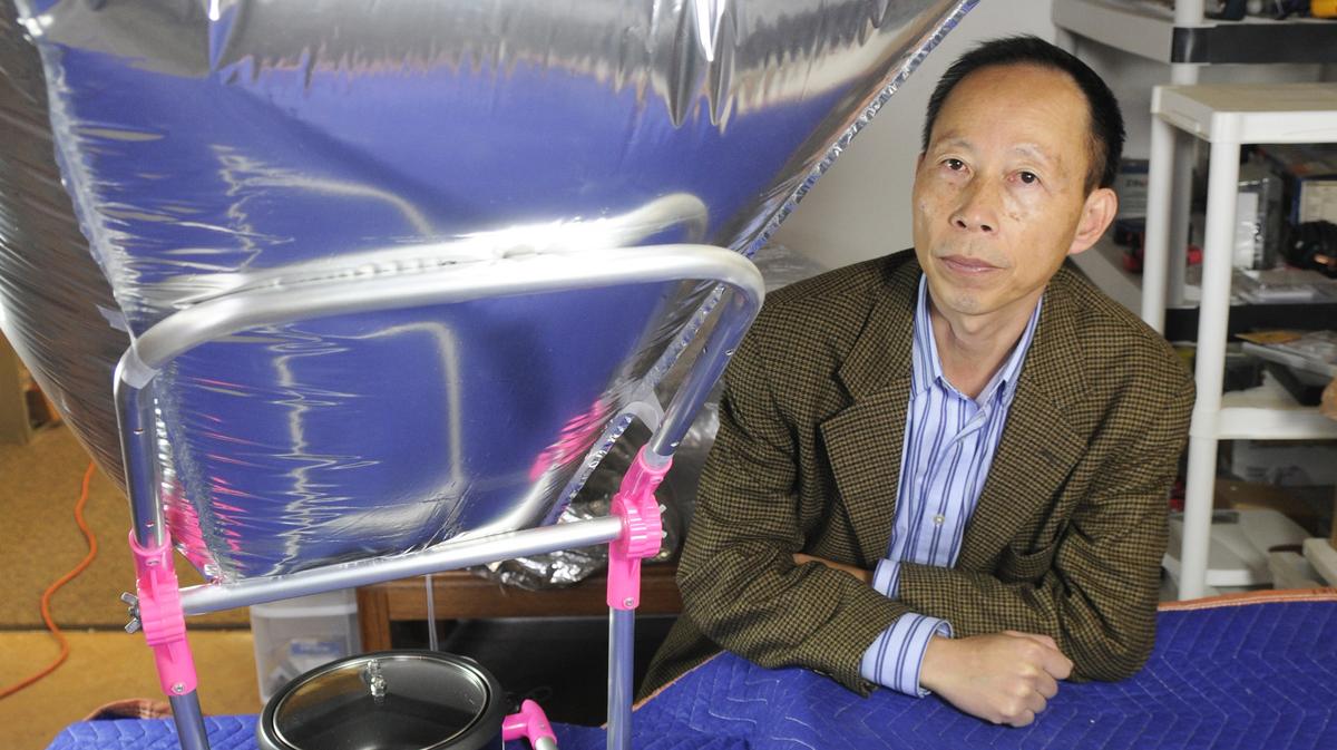 Inventor sees solar balloon as a revolutionary way to cook outdoors ...
