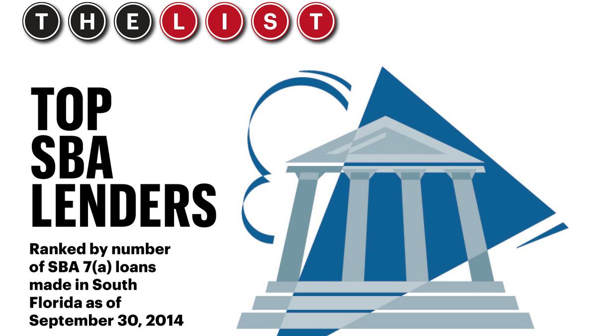 The List: Top South Florida SBA Lenders - South Florida Business Journal