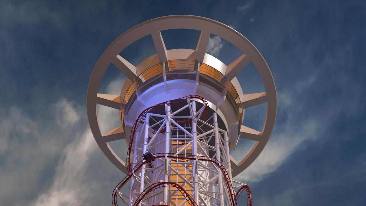 How Orlando's Skyplex polercoaster compares to the Atlantic City ...