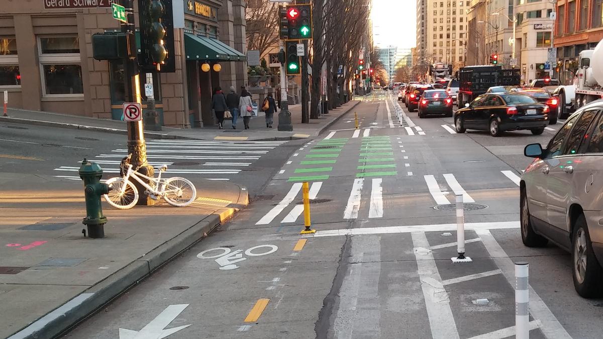 Seattle named tops among new urban bike lanes for 2014 - Puget Sound ...