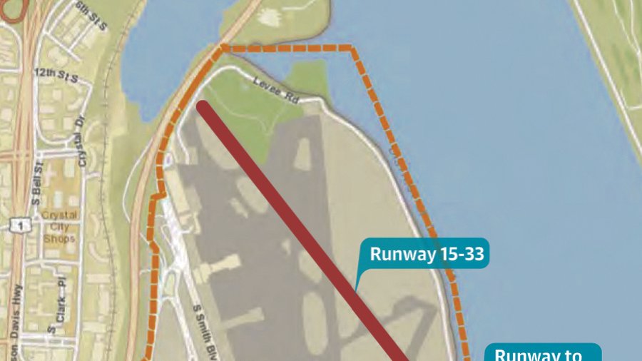 This runway at National Airport will be shortened to the west near ...