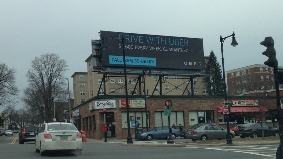 Uber dangles $83k a year — guaranteed! — in new Boston billboard ...