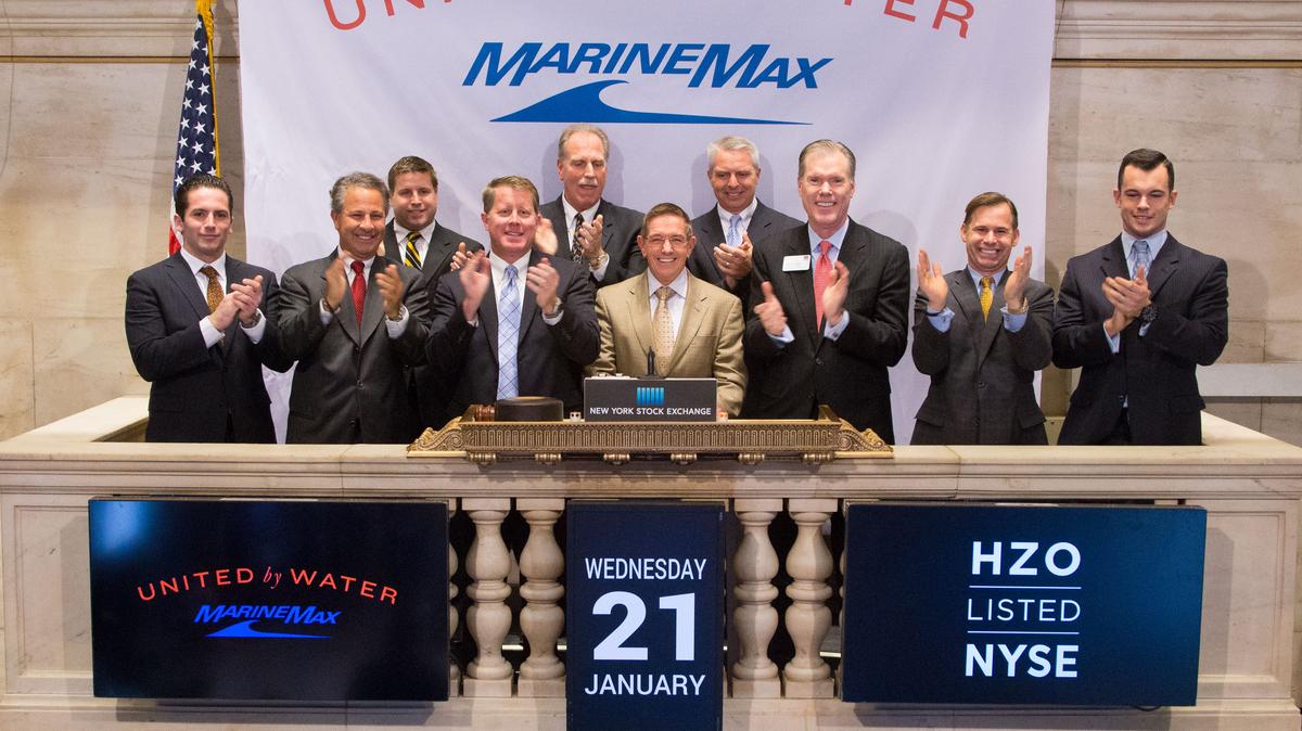 MarineMax rings NYSE opening bell - Tampa Bay Business Journal