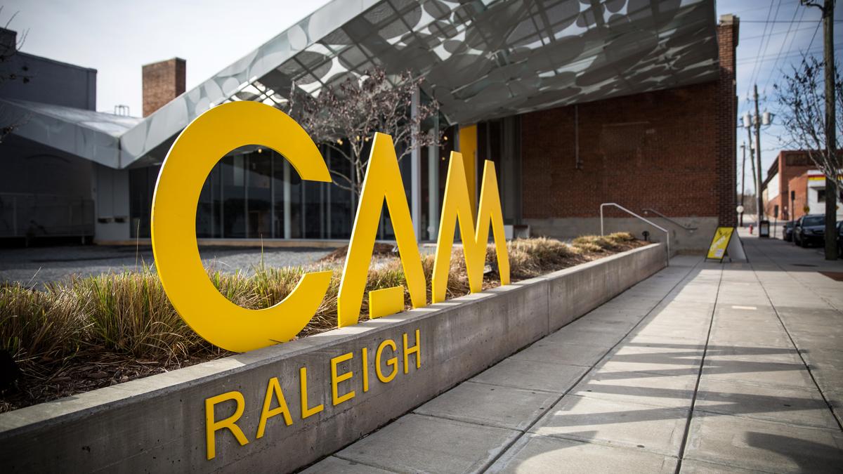 Artist Sarah Cain's painting at CAM Raleigh featured in Conde Nast ...