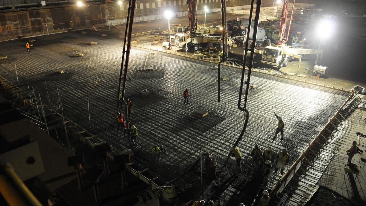 Concrete pours getting underway for arena project - Sacramento Business ...