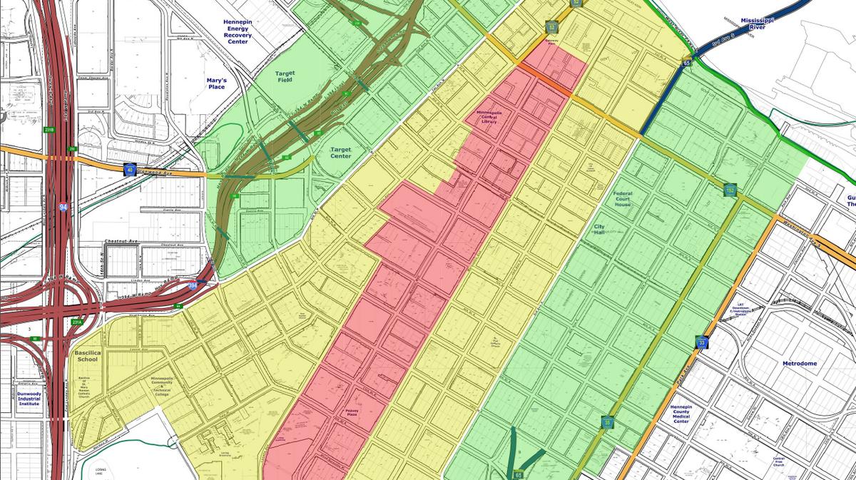 MAP: Nicollet Mall renovation assessment zone doesn't include new ...