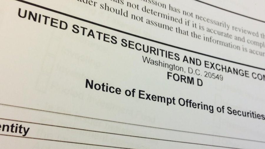 Form-D Friday: It's back - Dallas Business Journal