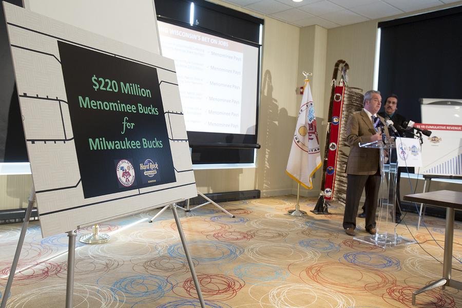 Menominee, Hard Rock press conference - Milwaukee Business Journal