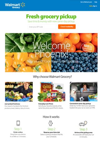 Walmart tests out online grocery orders in Phoenix - Phoenix Business ...