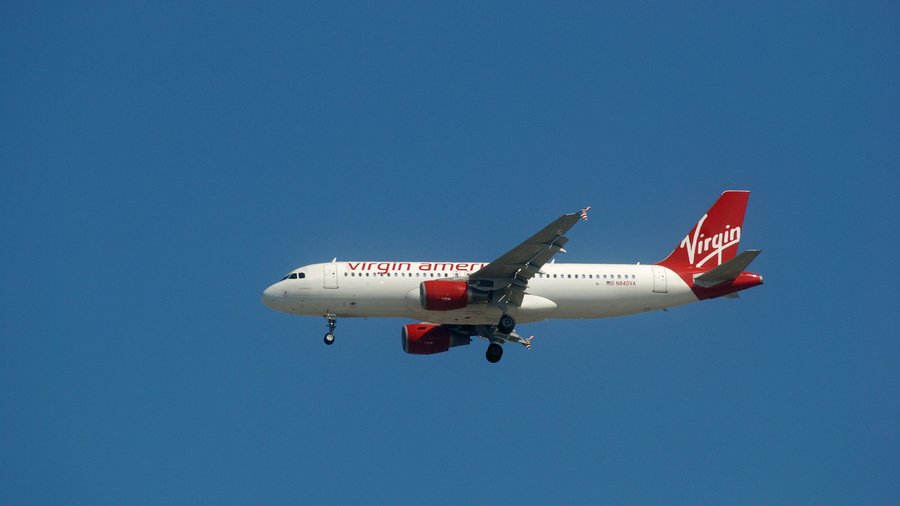 virgin america plane