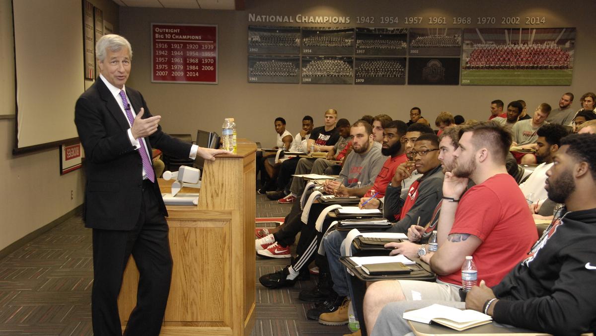 Jamie Dimon mentors the Ohio State Buckeyes, NASA's Victoria's Secret ...