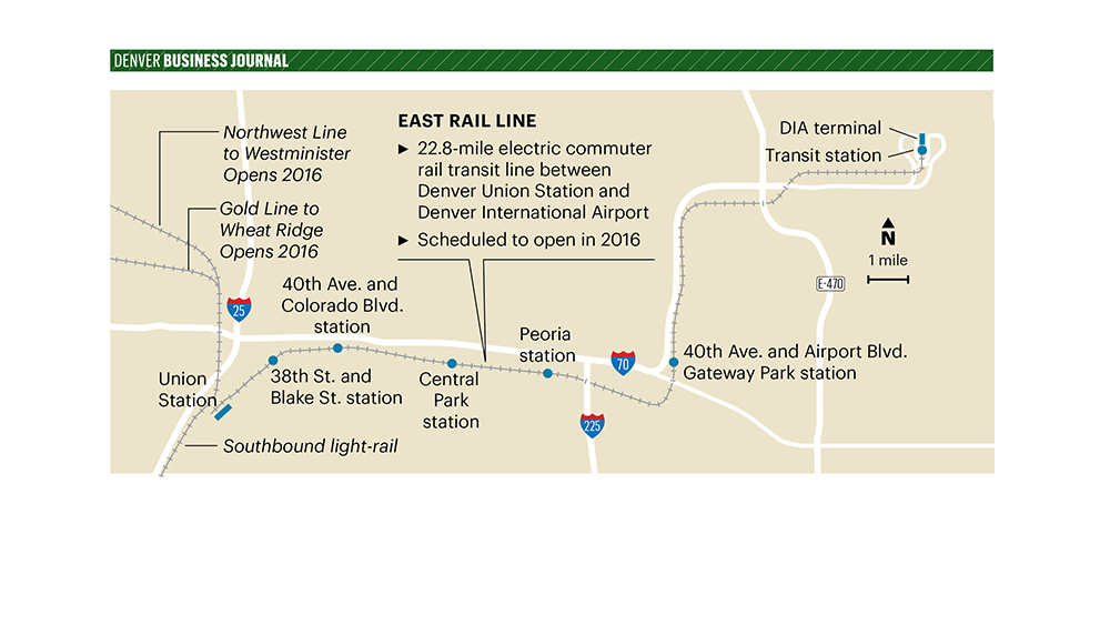DIA20: Development plentiful along the rail line to Denver's airport ...