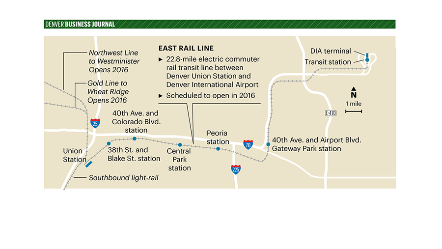 DIA20: Development plentiful along the rail line to Denver's airport ...