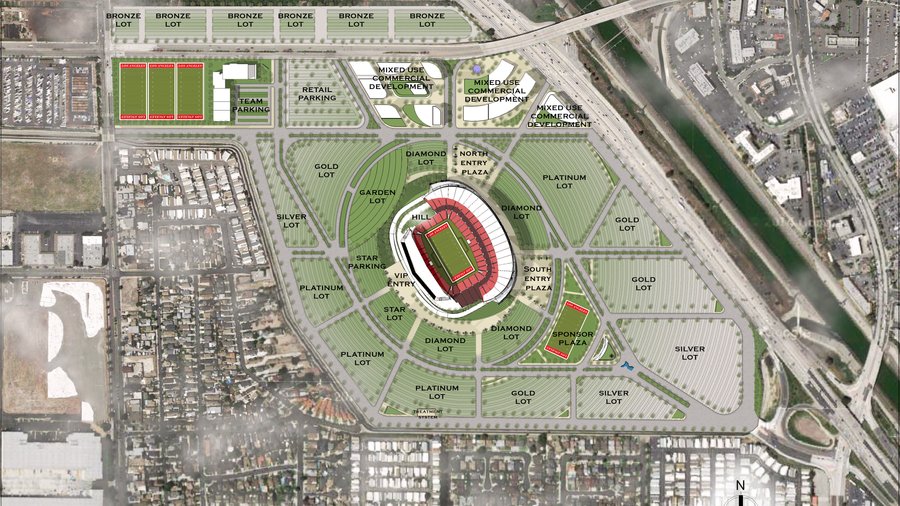 Raiders-Chargers stadium in Carson, Calif. 15